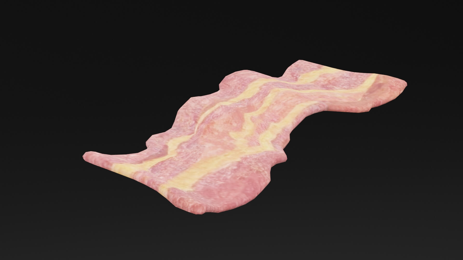 Slice of Bacon - 3D Model by thedazking