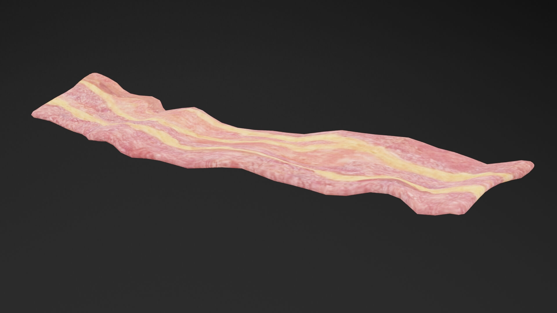 Slice of Bacon - 3D Model by thedazking