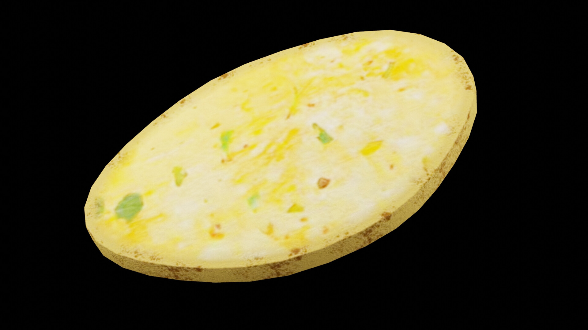 Slice of Potato - 3D Model by thedazking