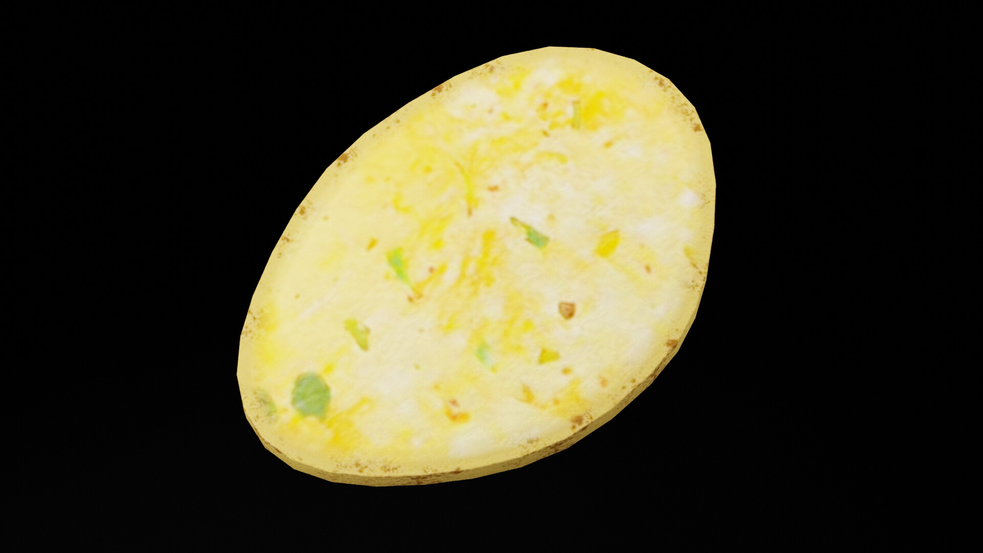 Slice of Potato - 3D Model by thedazking