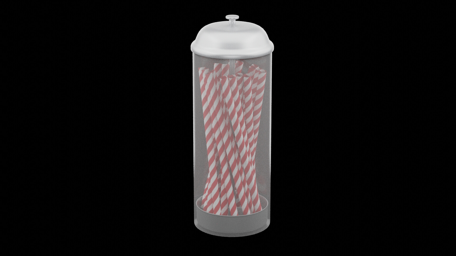 Straw Dispenser - 3D Model by thedazking