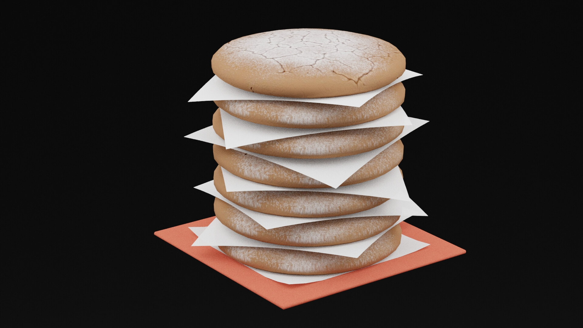 Sugar Cookies - 3D Model by thedazking