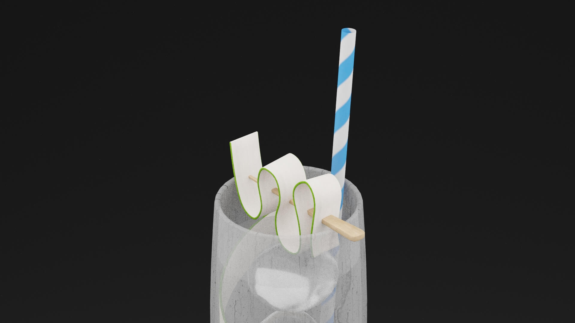 Sunset Sipper Drink - 3D Model by thedazking