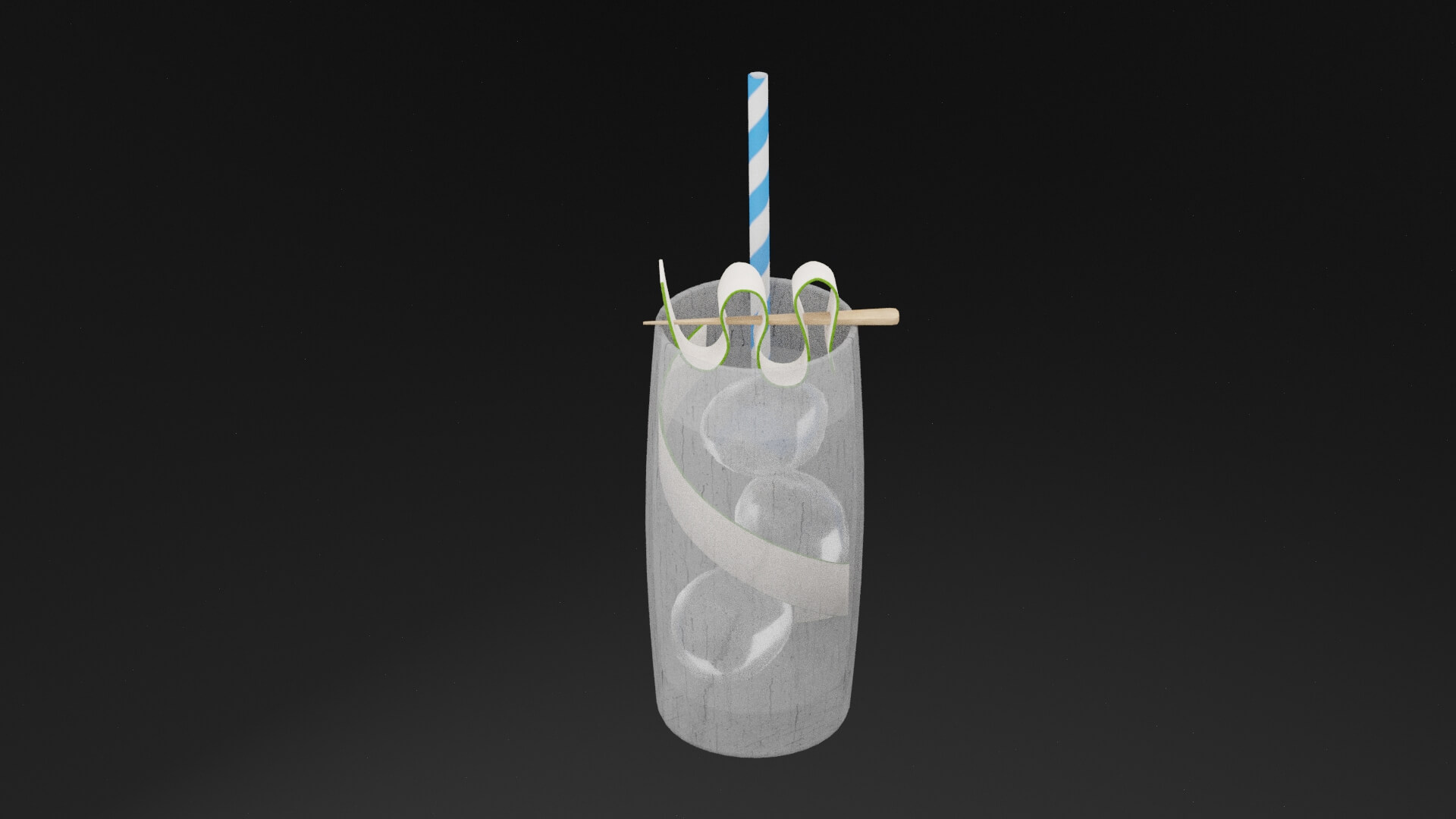 Sunset Sipper Drink - 3D Model by thedazking