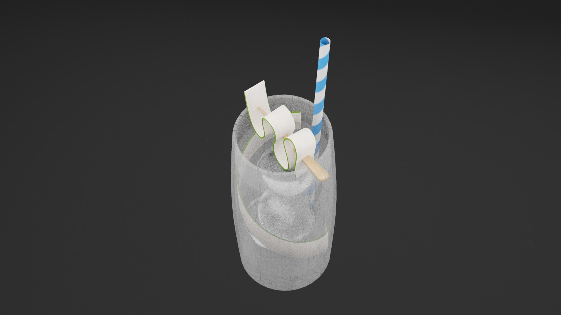 Sunset Sipper Drink - 3D Model by thedazking