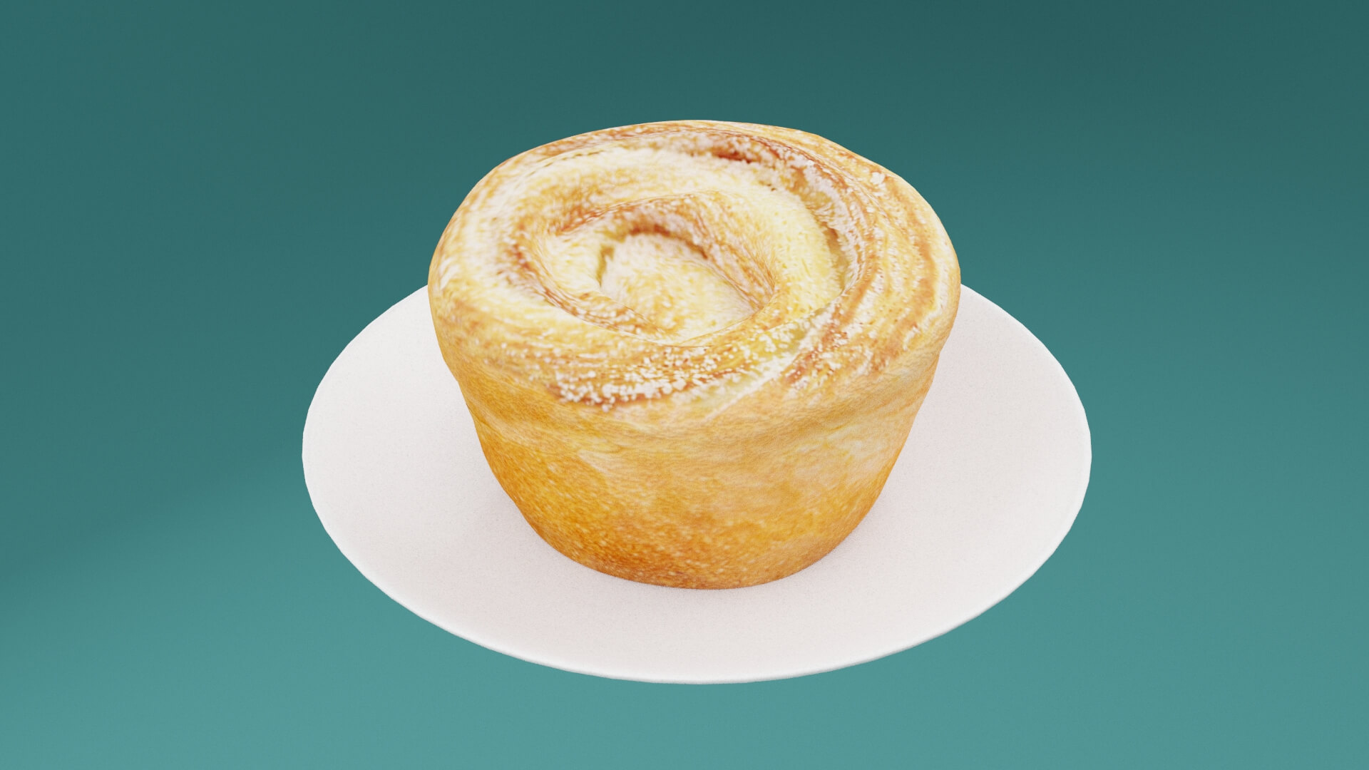 Swirl Bun Dessert - 3D Model by thedazking