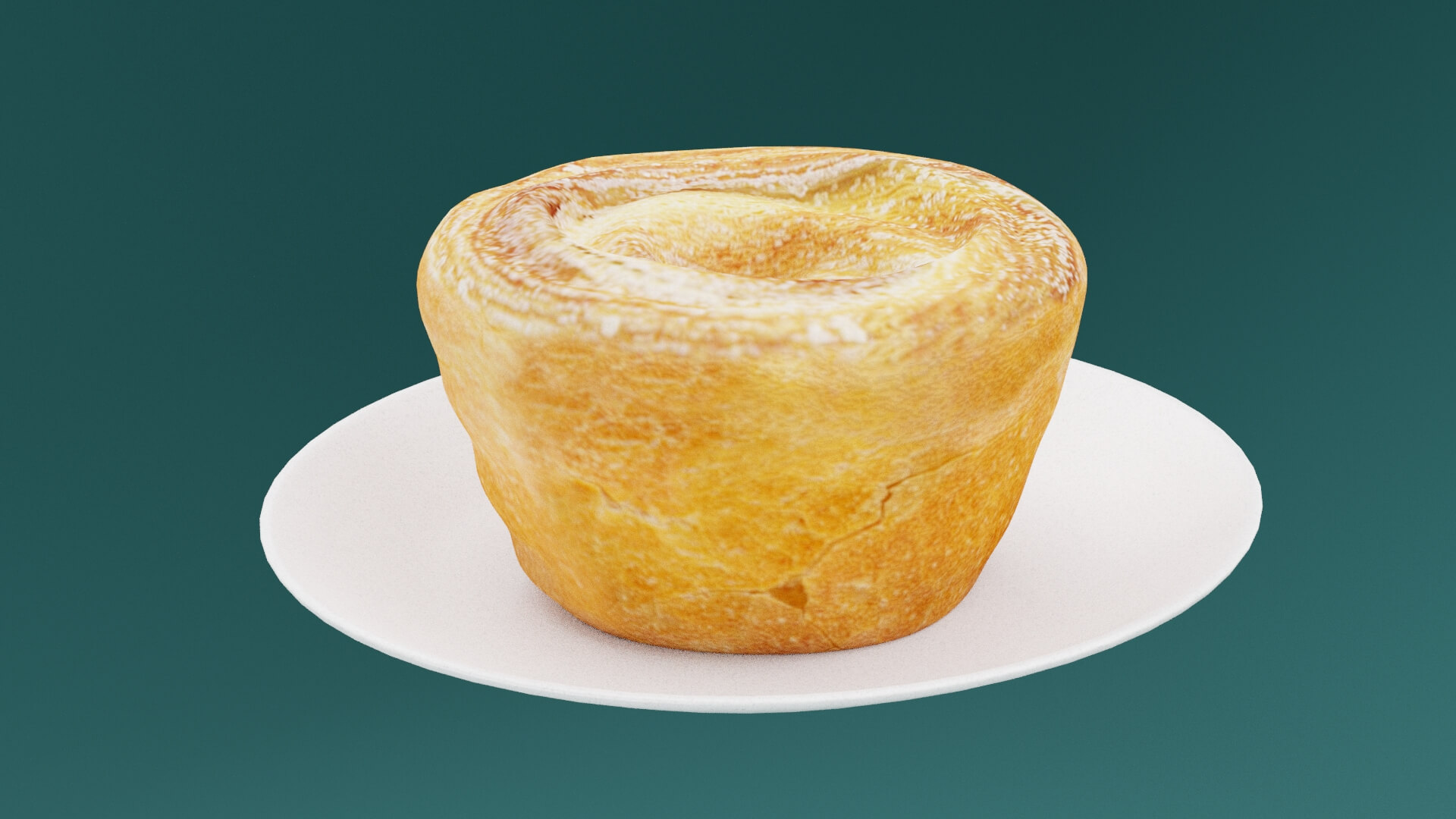 Swirl Bun Dessert - 3D Model by thedazking