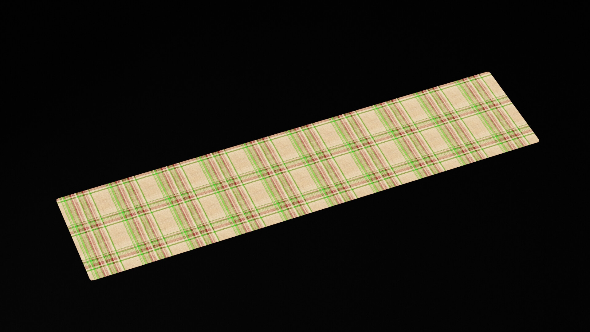 Rectangular Tablecloth - 3D Model by thedazking