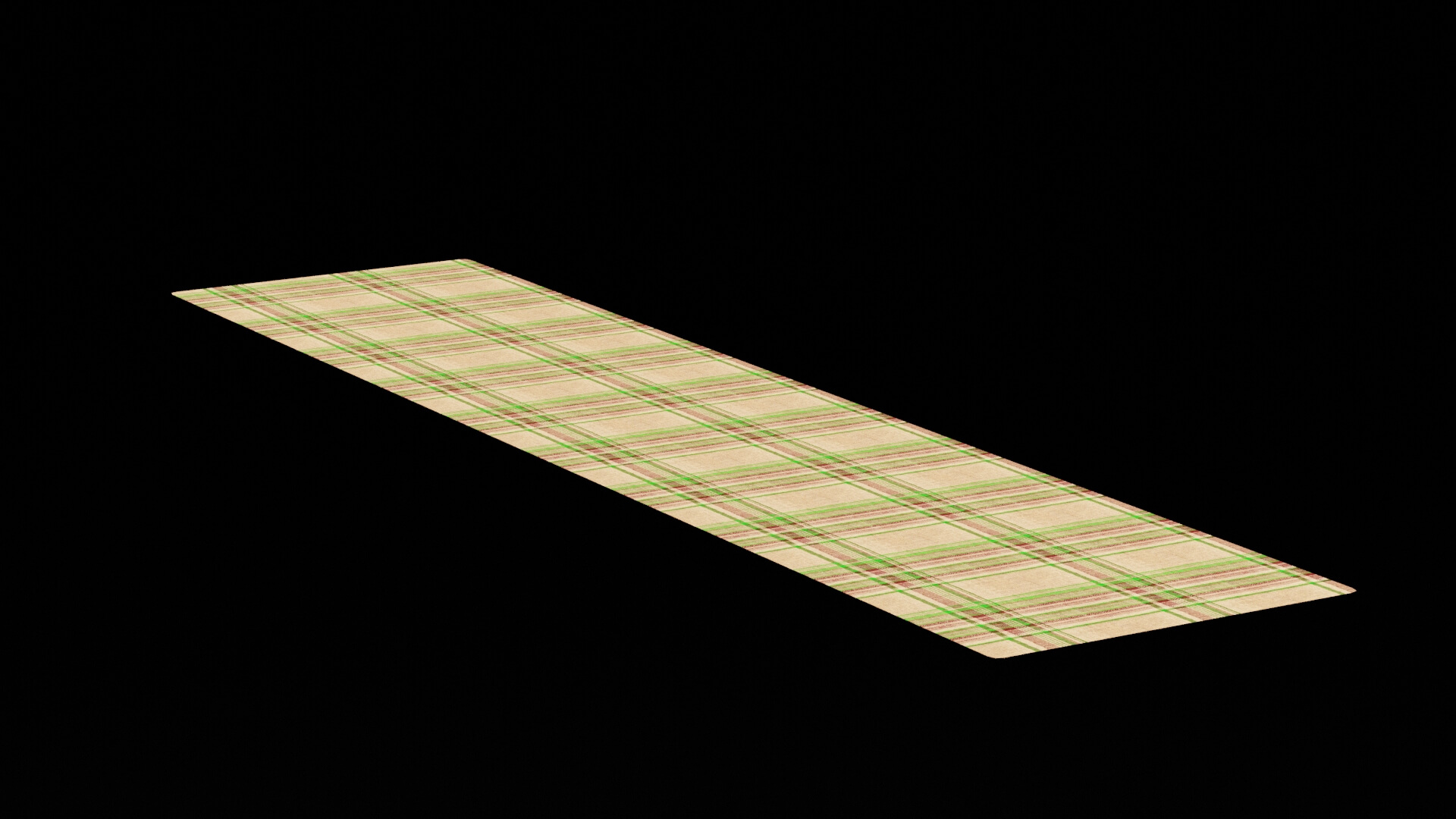 Rectangular Tablecloth - 3D Model by thedazking