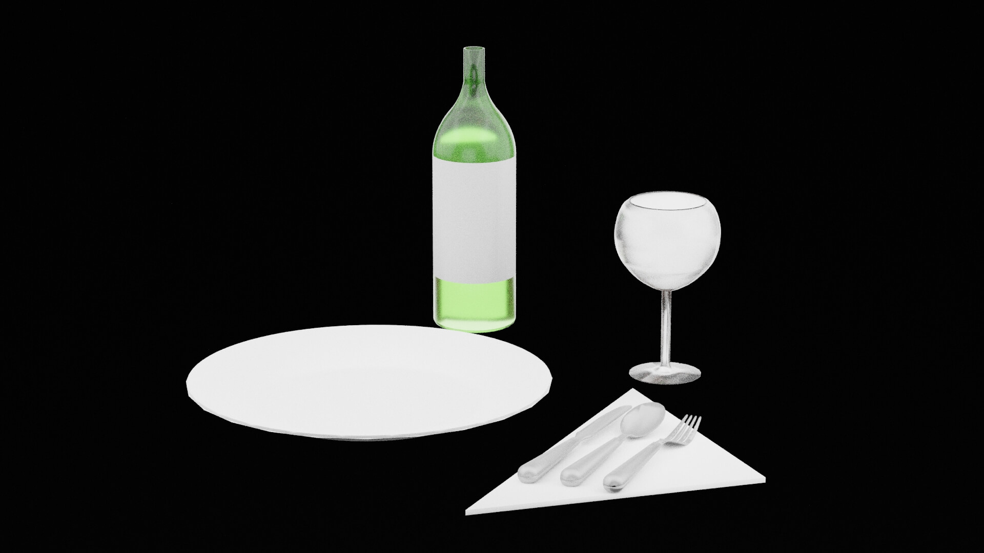 Table Setting - 3D Model by thedazking