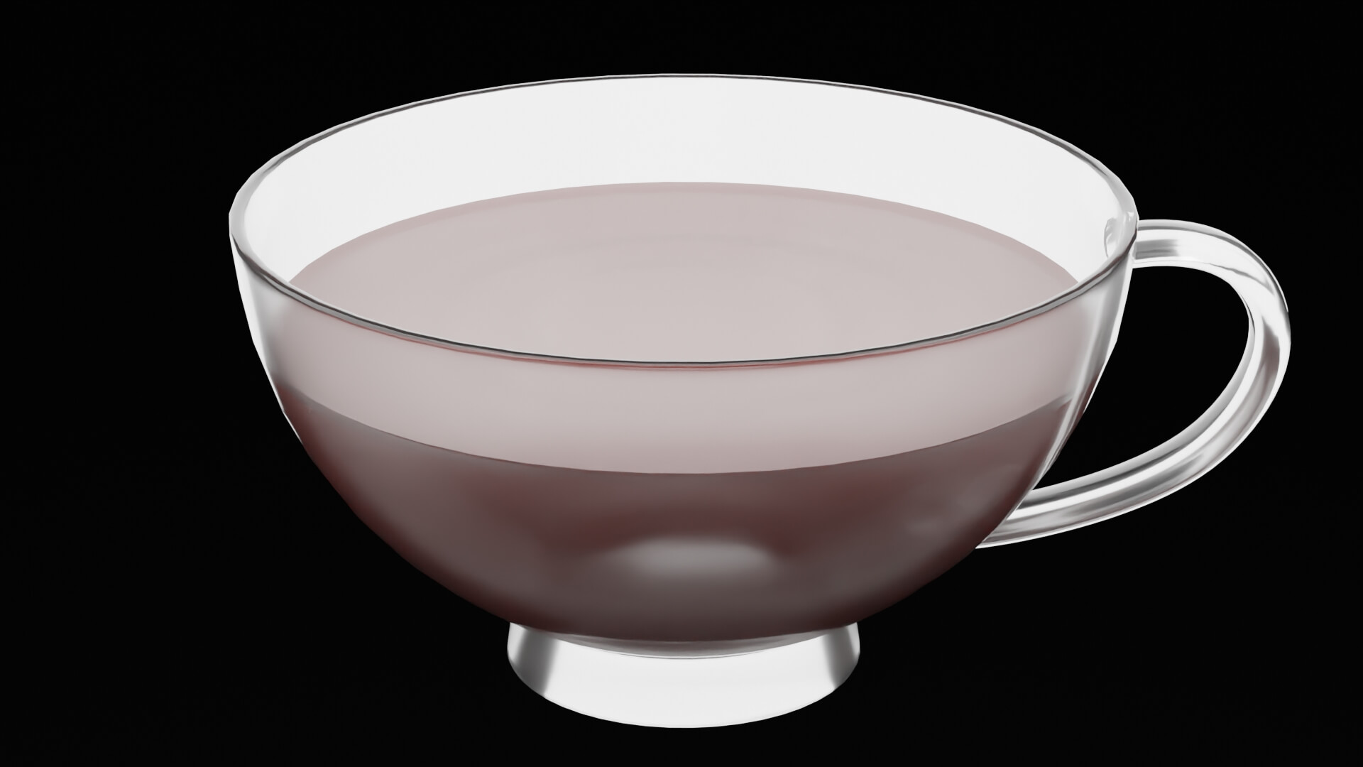 Tea Cup Full - 3D Model by thedazking