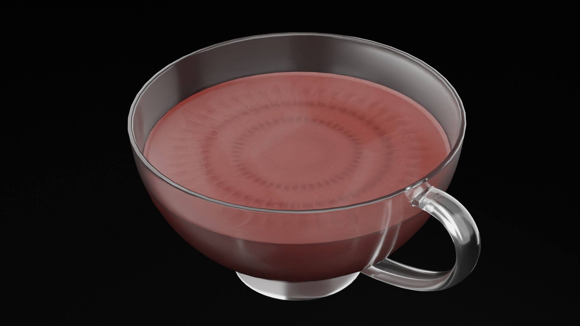 Tea Cup Full - 3D Model by thedazking