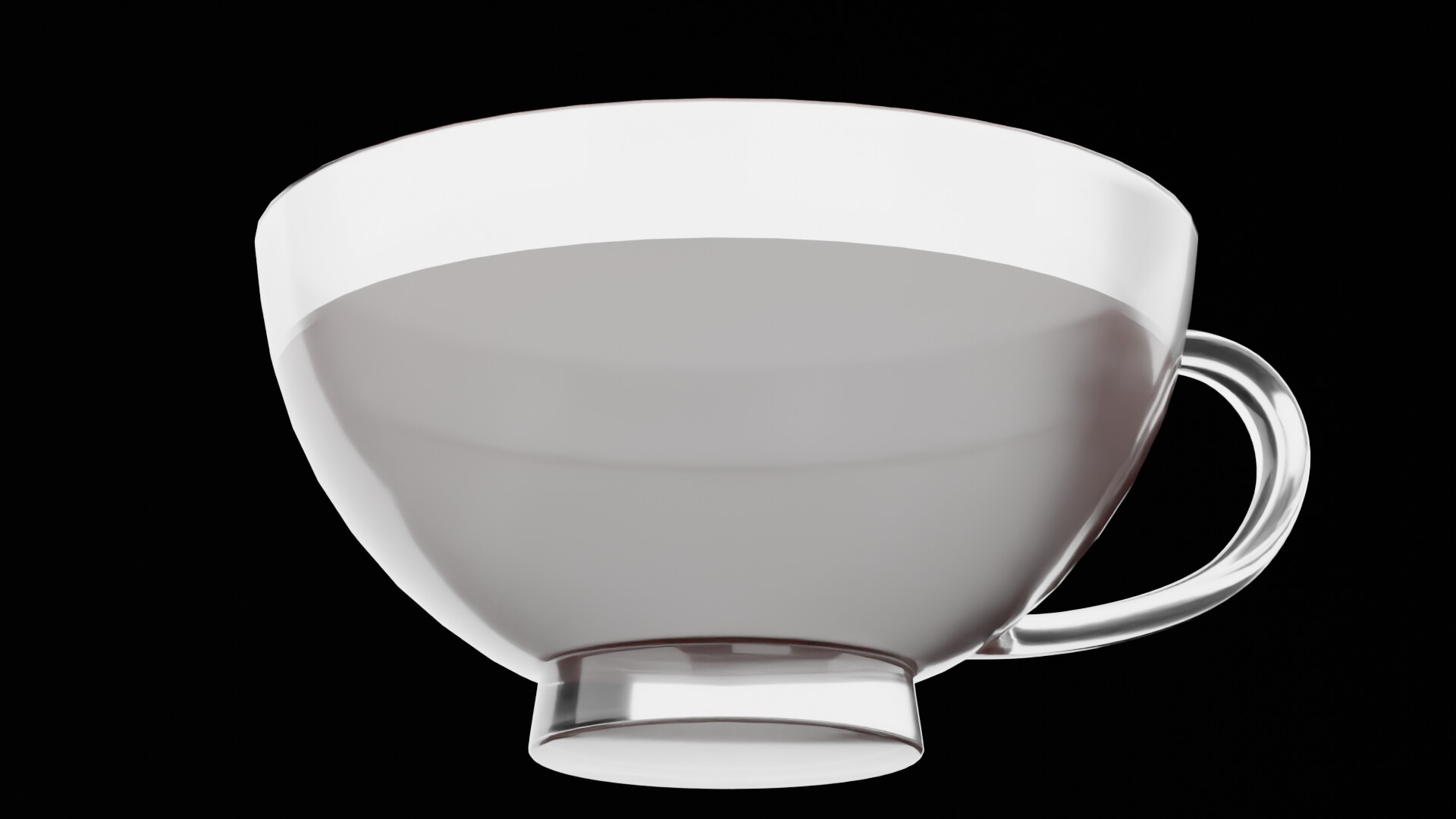 Tea Cup Full - 3D Model by thedazking