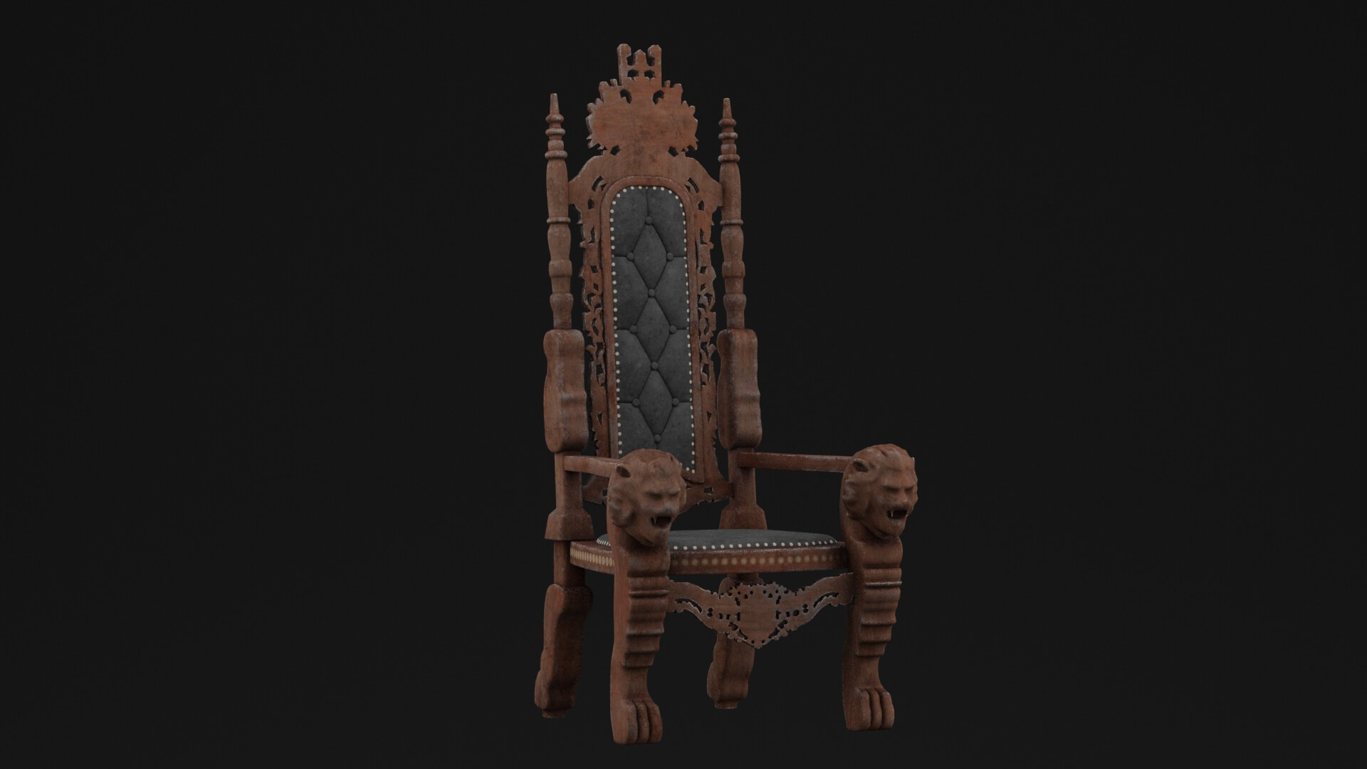 Throne Chair - 3D Model by thedazking