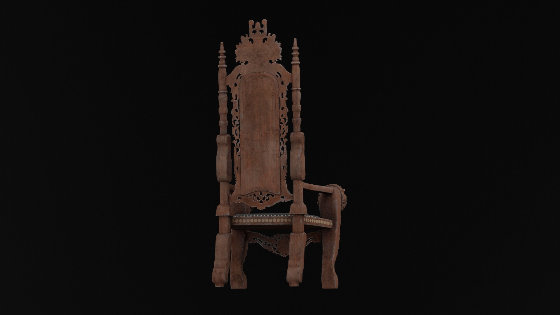 Throne Chair - 3D Model by thedazking