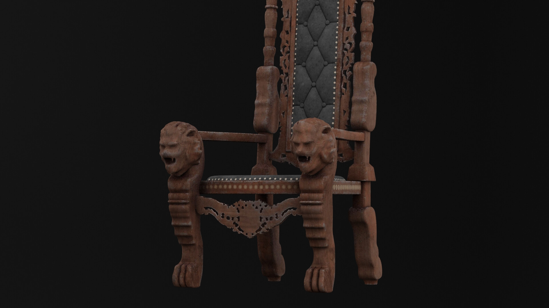 Throne Chair - 3D Model by thedazking