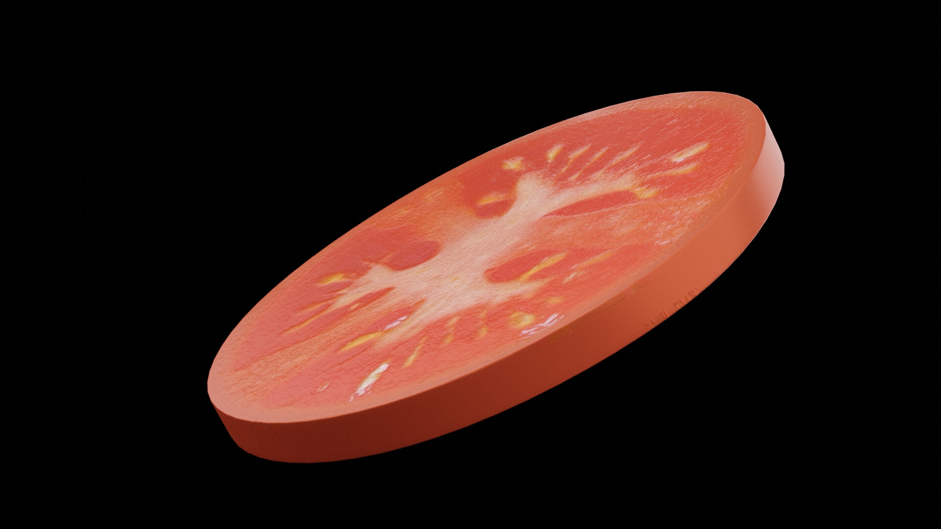 Tomato Slice - 3D Model by thedazking