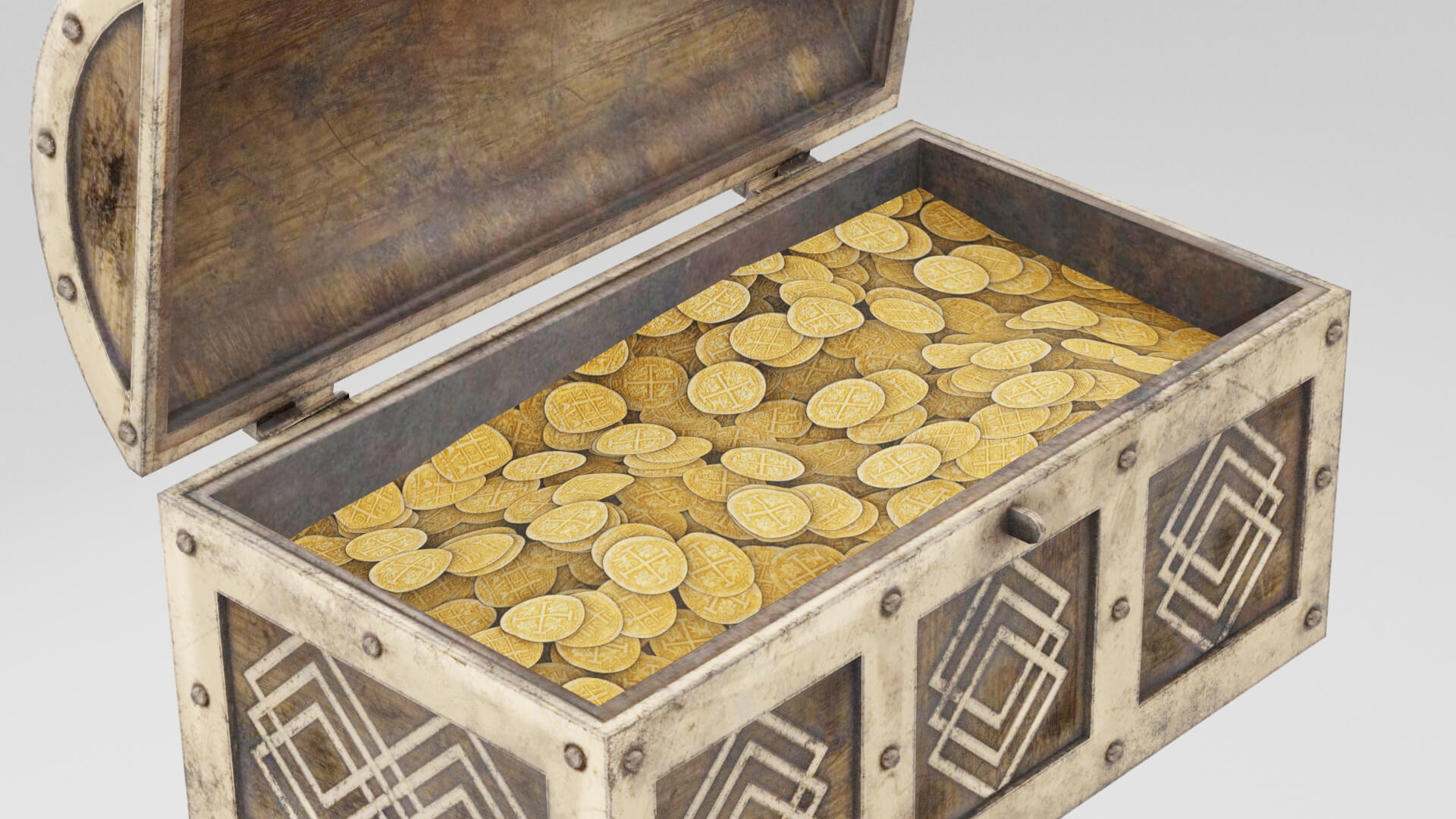 Treasure Chest - 3D Model by thedazking