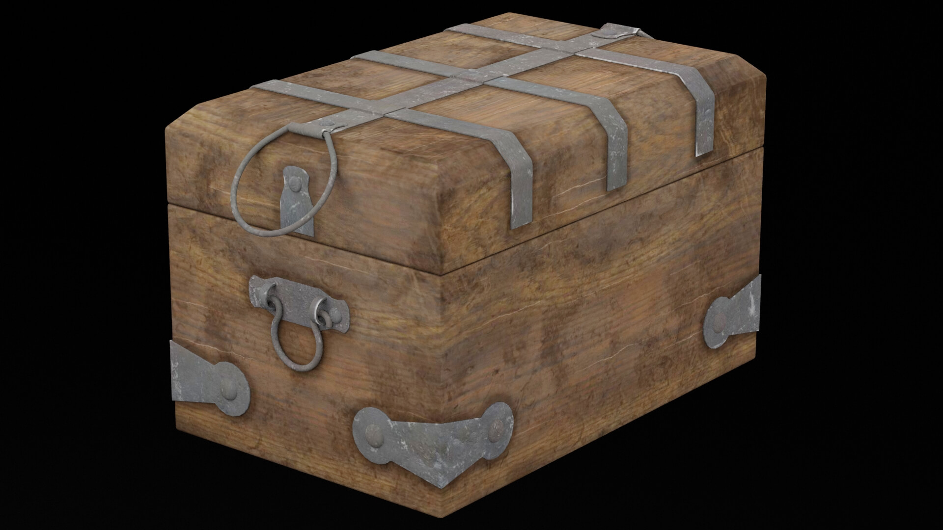 Treasure Chest Box - 3D Model by thedazking