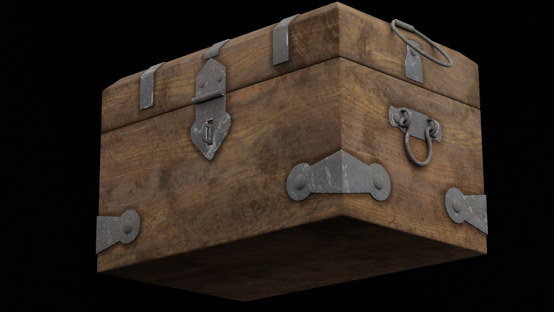 Treasure Chest Box - 3D Model by thedazking