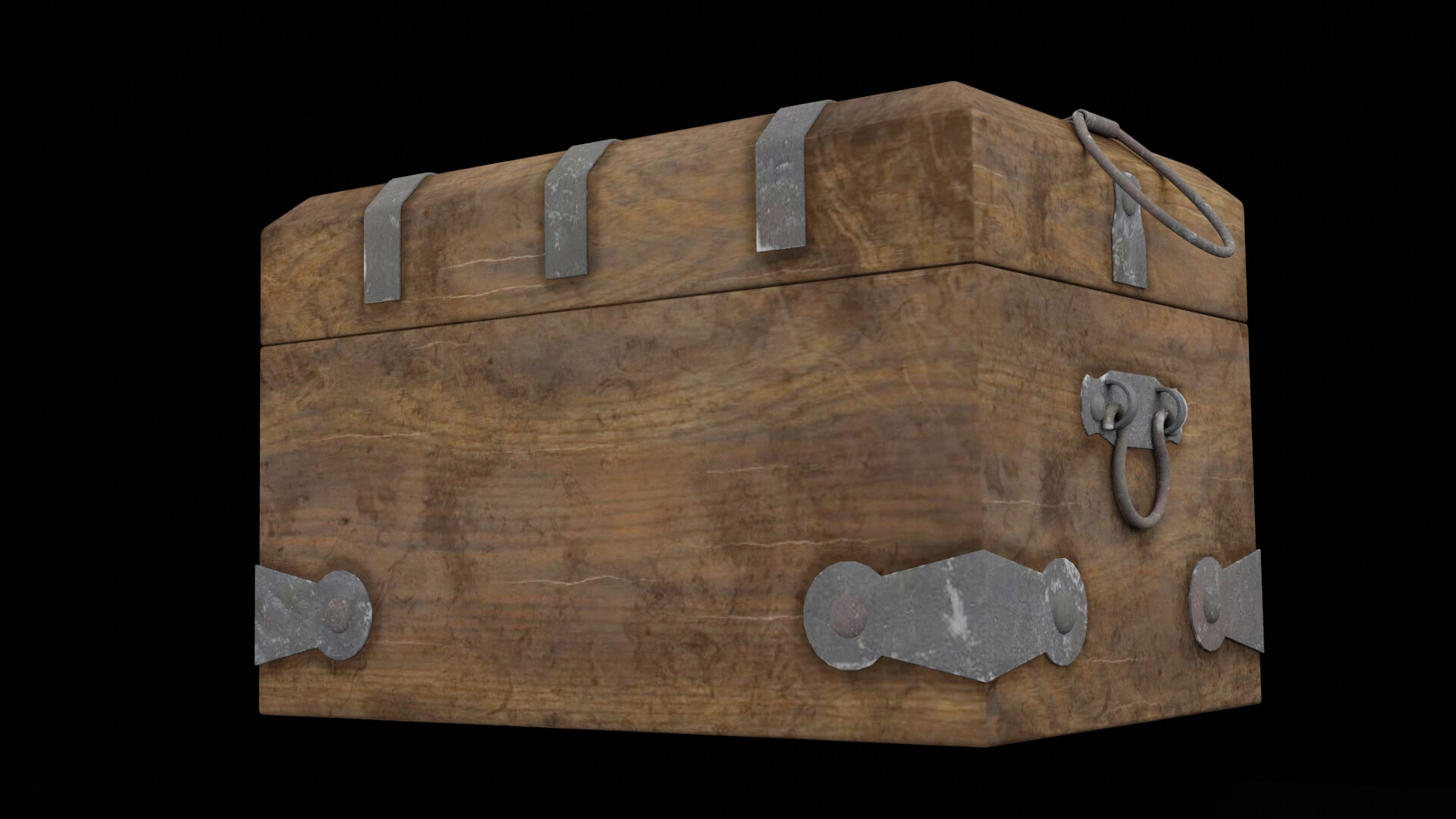 Treasure Chest Box - 3D Model by thedazking