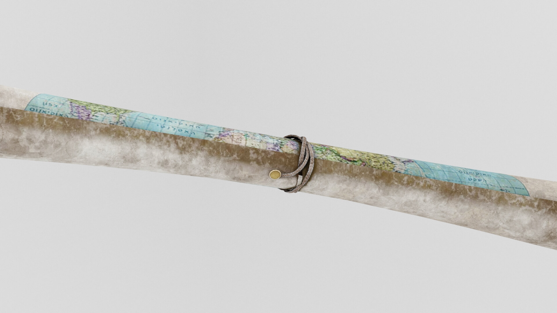 Treasure Map - 3D Model by thedazking