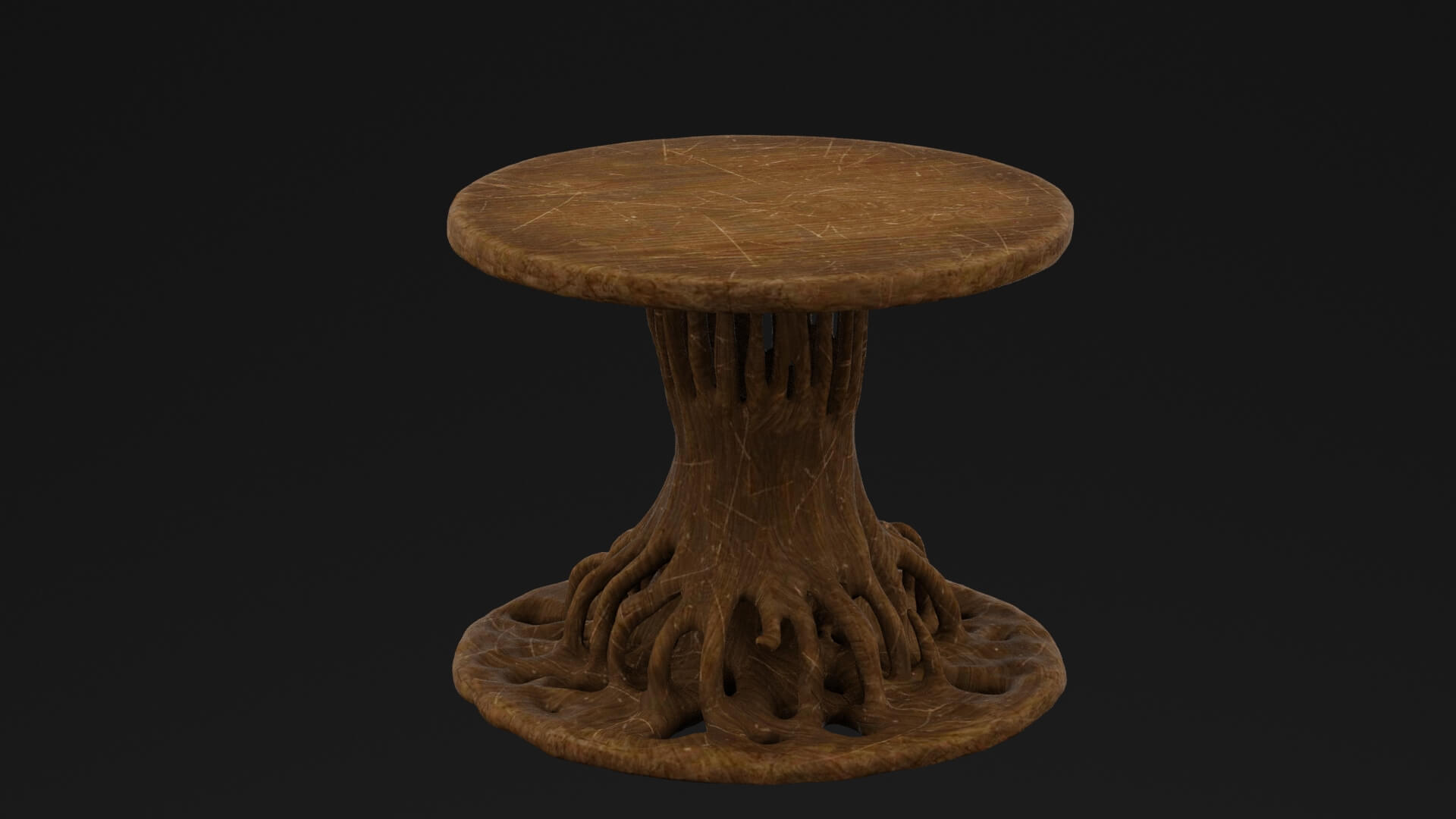 Natural Tree Table - 3D Model by thedazking