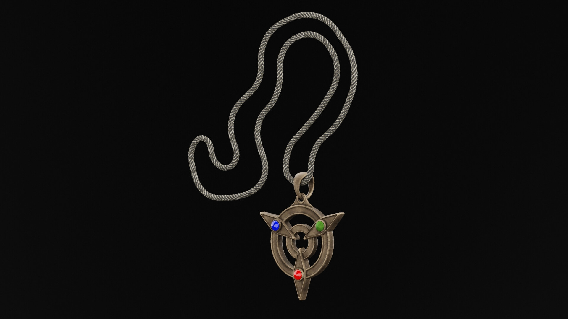 Triangular Amulet - 3D Model by thedazking