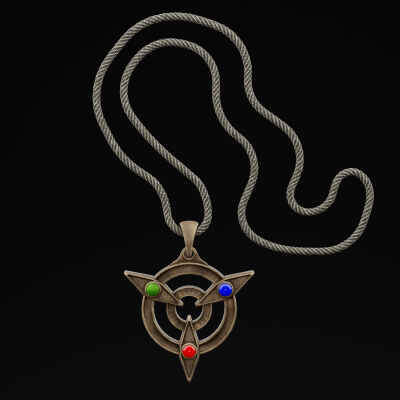 Triangular Amulet - 3D Model by thedazking