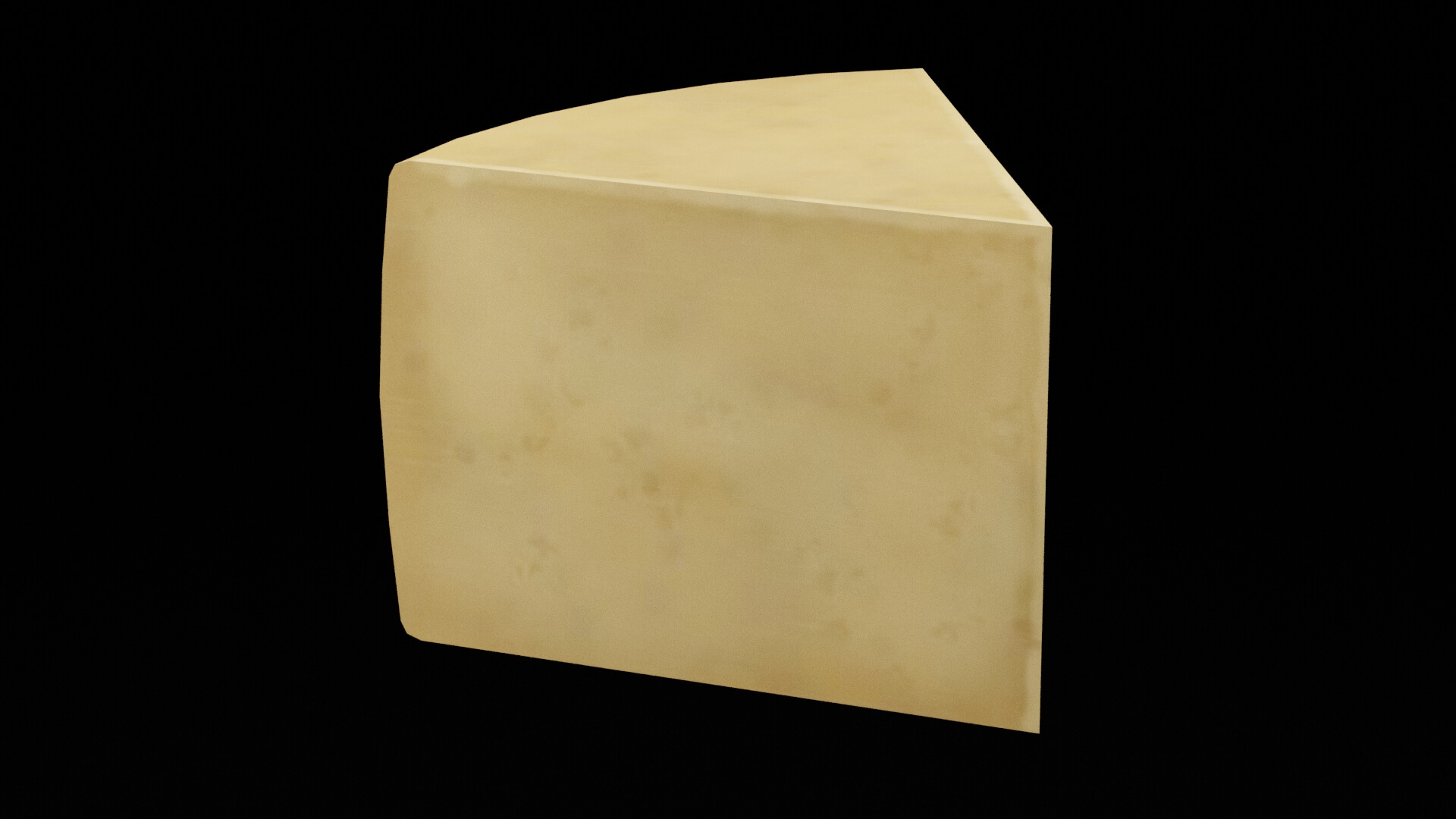 Triangular Wedge of Cheese - 3D Model by thedazking