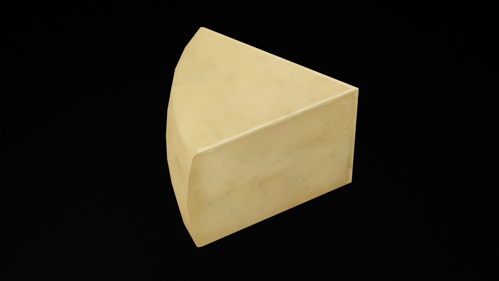 Triangular Wedge of Cheese - 3D Model by thedazking