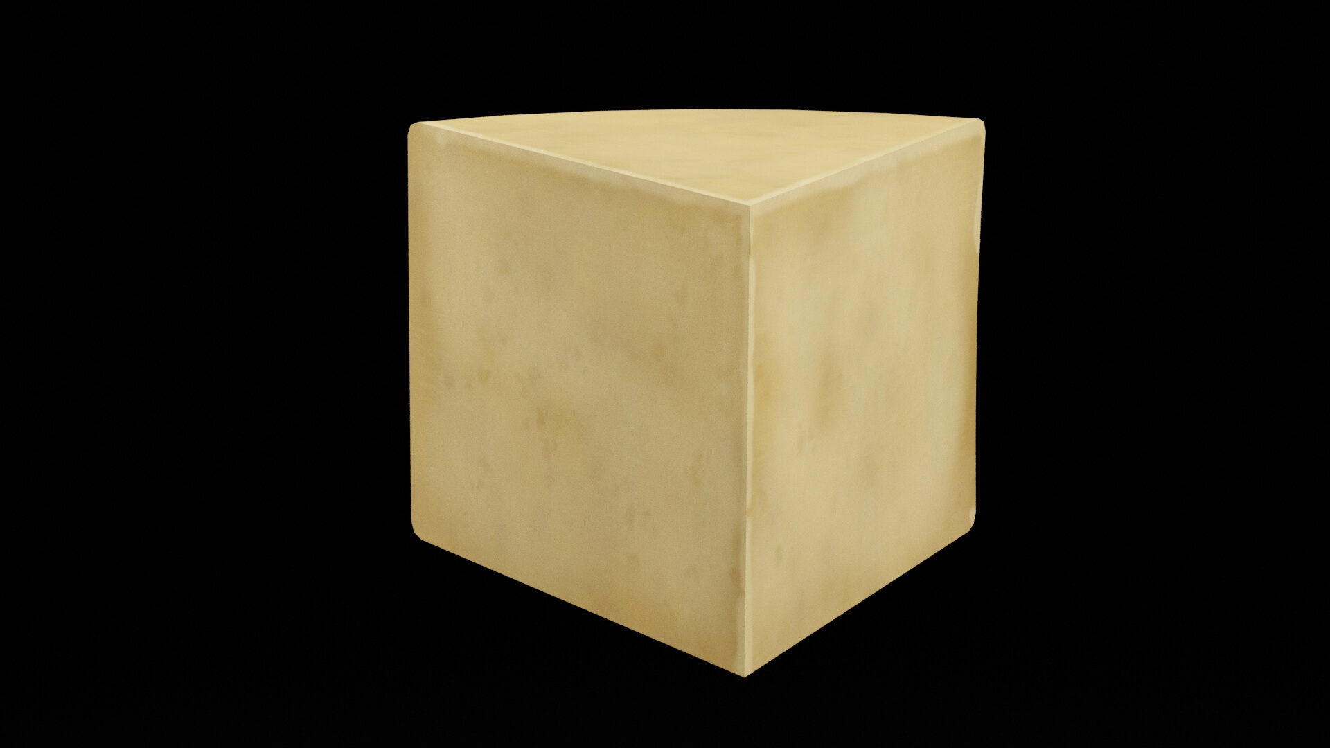 Triangular Wedge of Cheese - 3D Model by thedazking