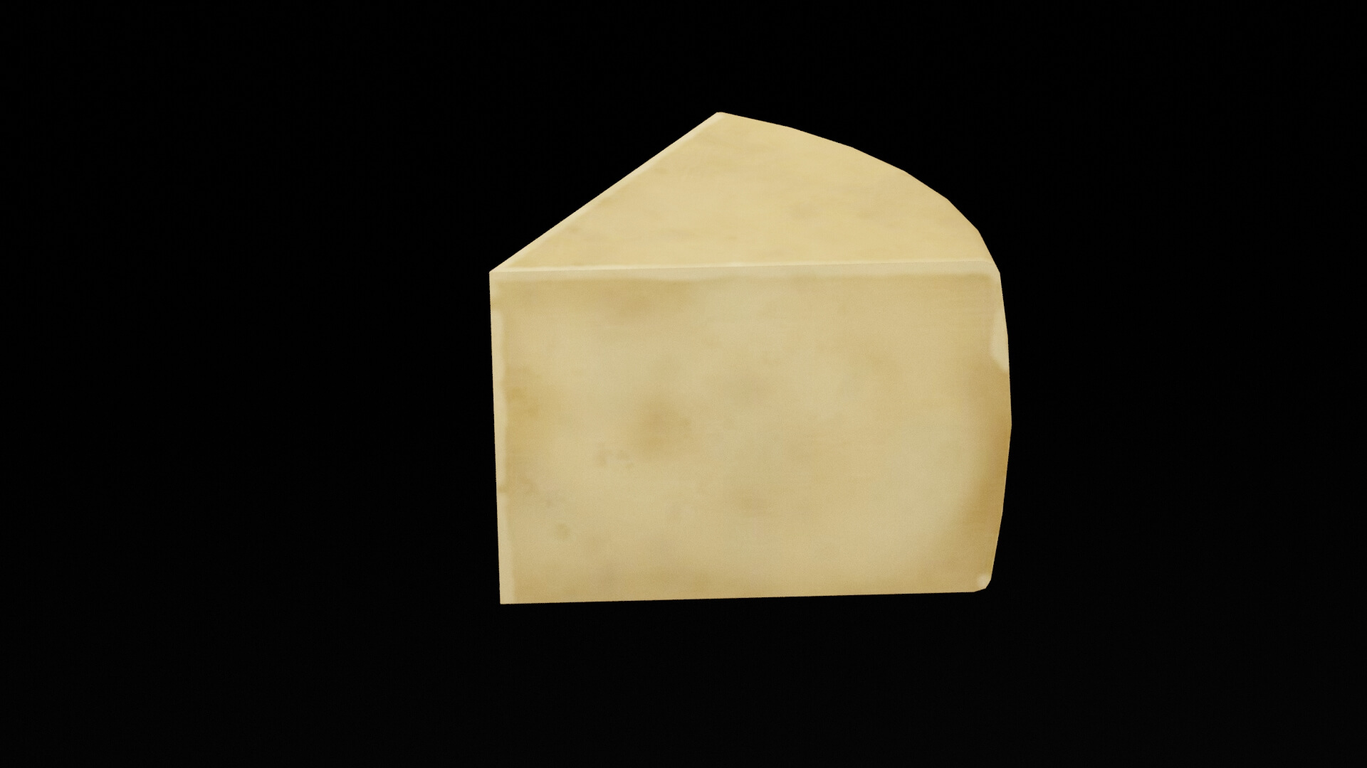 Triangular Wedge of Cheese - 3D Model by thedazking