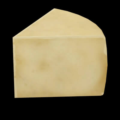 Triangular Wedge of Cheese - 3D Model by thedazking