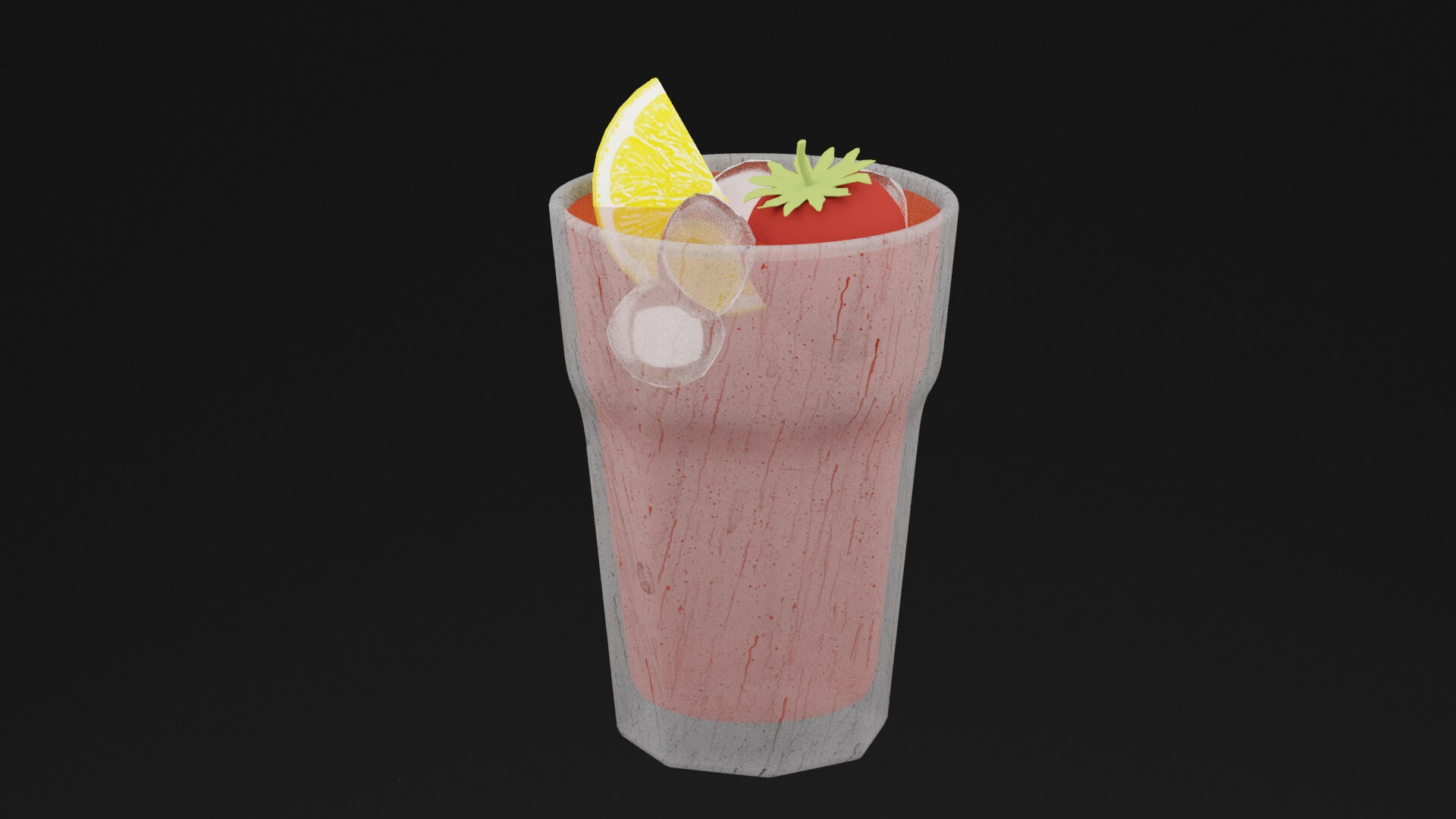 Tropical Splash Drink - 3D Model by thedazking