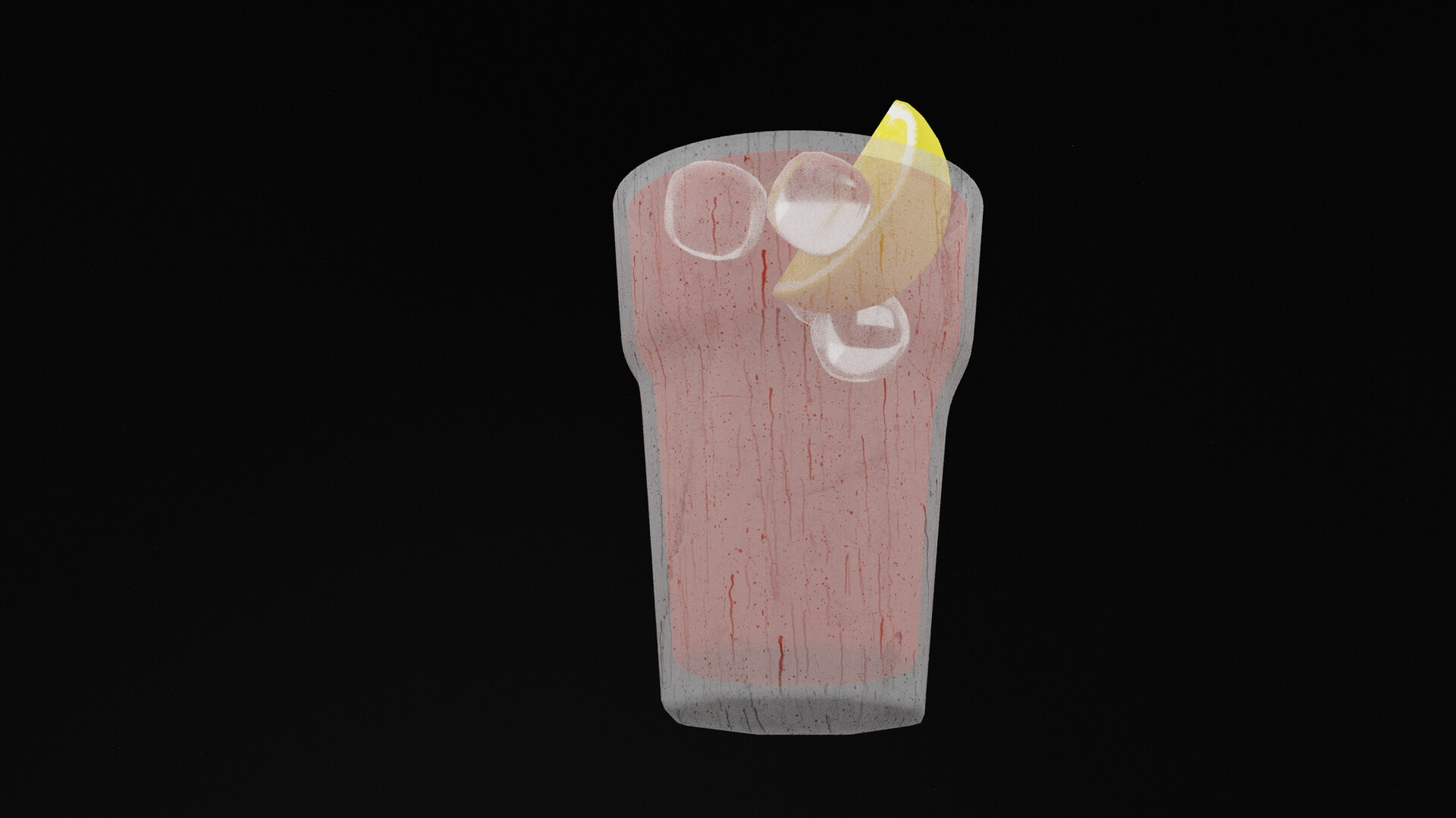 Tropical Splash Drink - 3D Model by thedazking