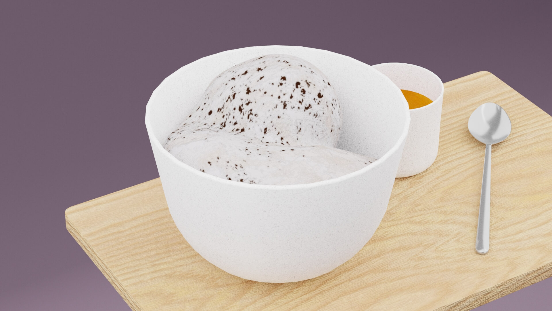 Vanilla Ice Cream - 3D Model by thedazking