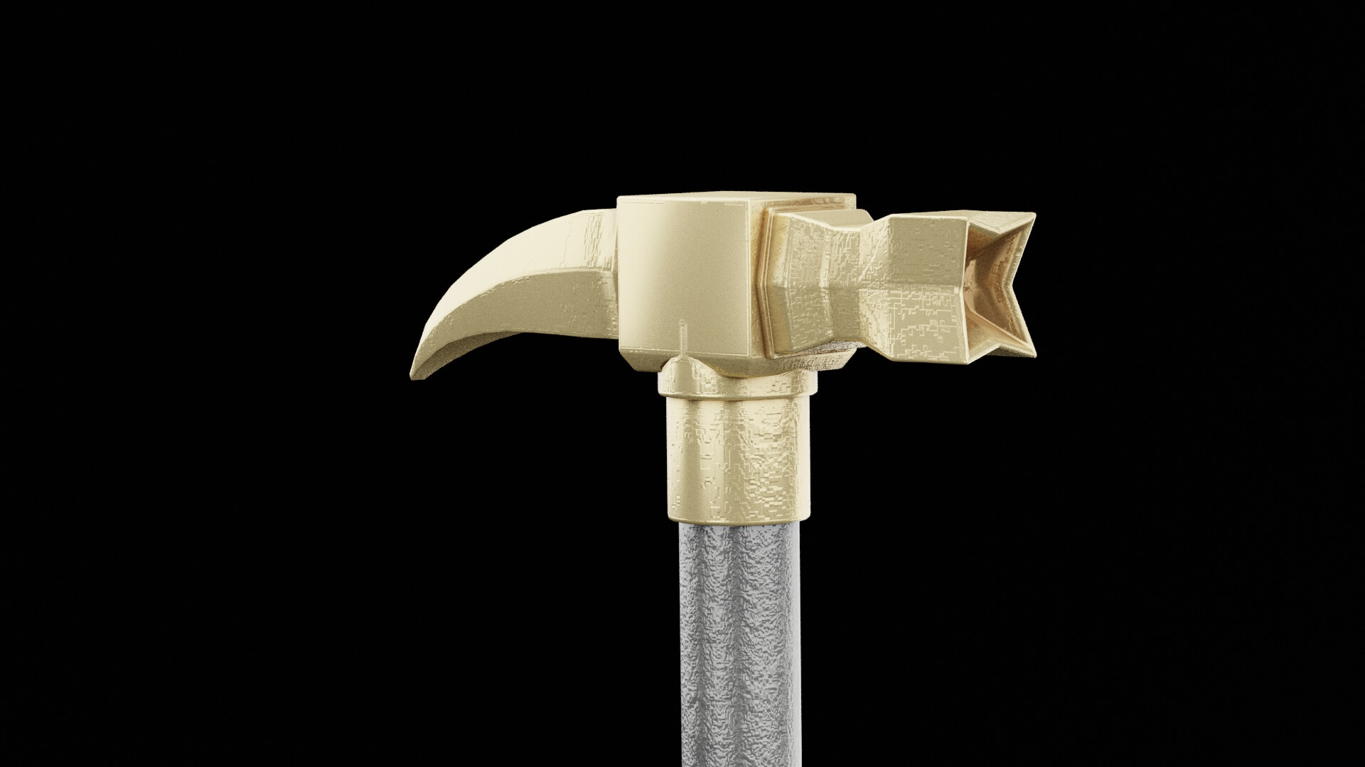 Medieval War Hammer - 3D Model by thedazking