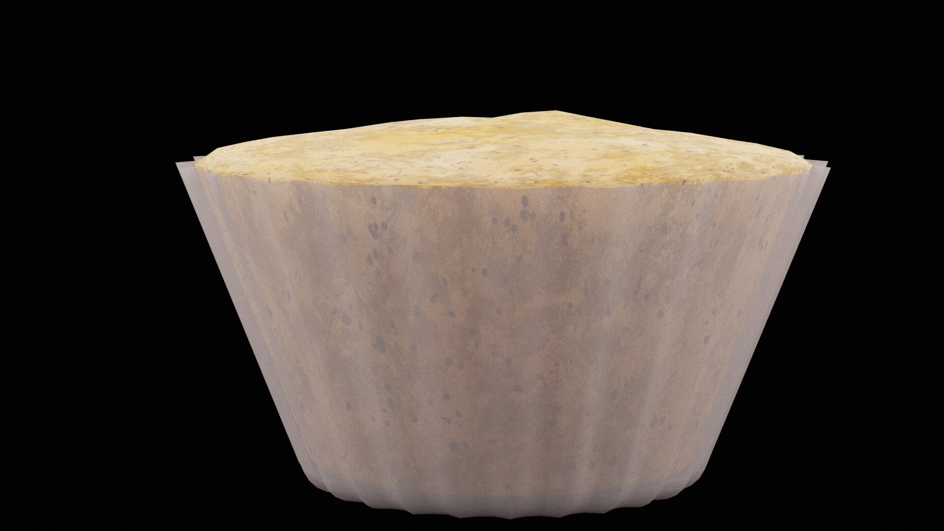 White Muffin - 3D Model by thedazking