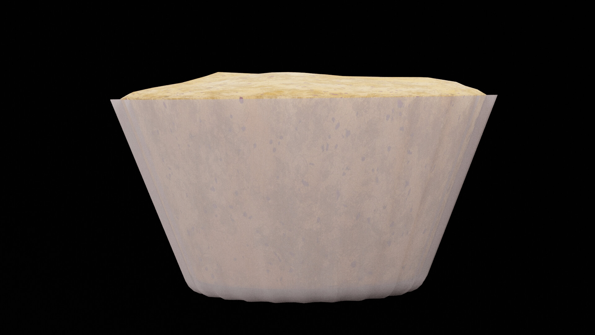 White Muffin - 3D Model by thedazking