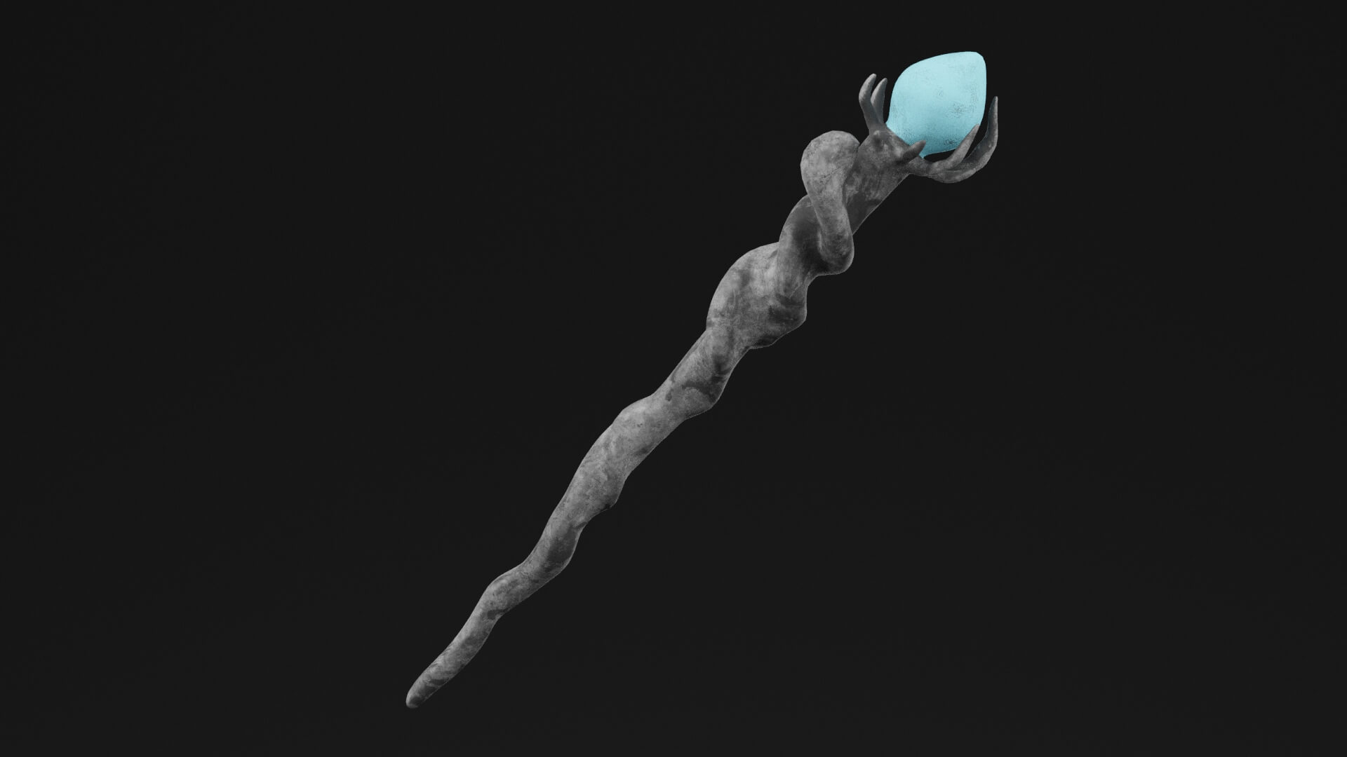 Magical Wizard Wand - 3D Model by thedazking