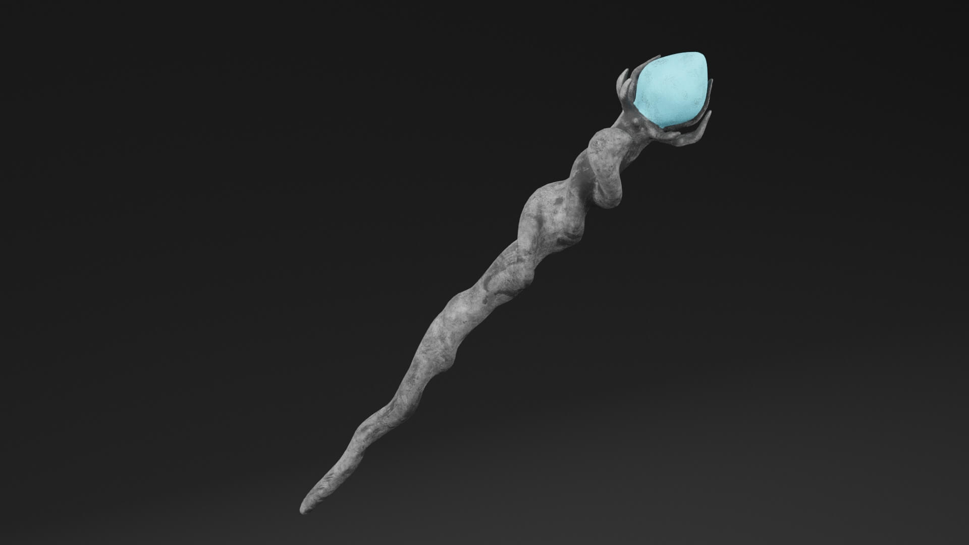 Magical Wizard Wand - 3D Model by thedazking