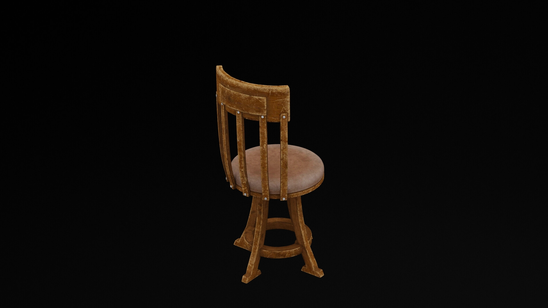 Wooden Chair - 3D Model by thedazking