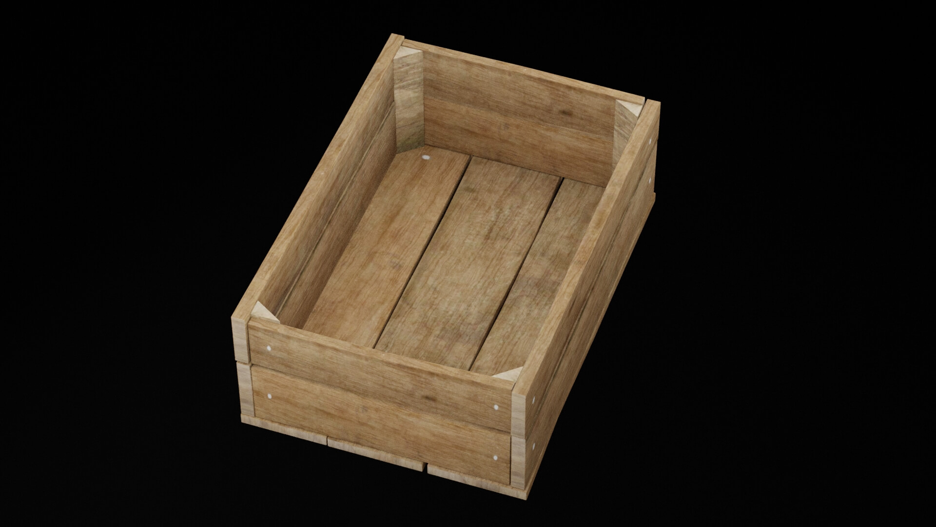 Wooden Crate - 3D Model by thedazking