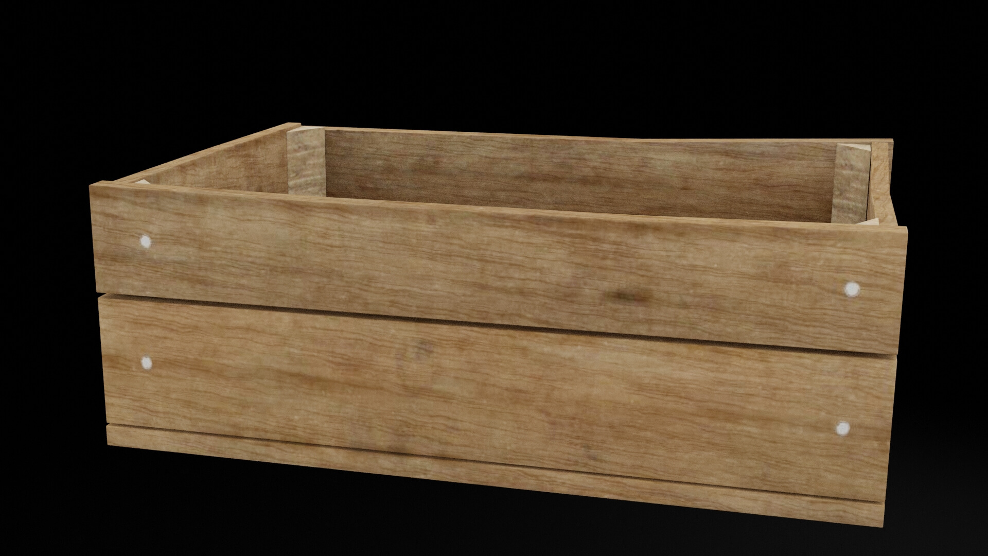 Wooden Crate - 3D Model by thedazking