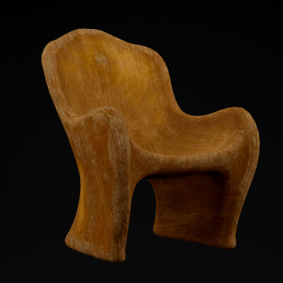 Wooden Tree Chair - 3D Model by thedazking