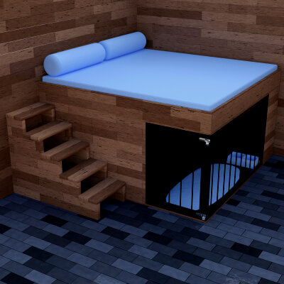 Pet Cage Bed - Daz Content by TheDevian