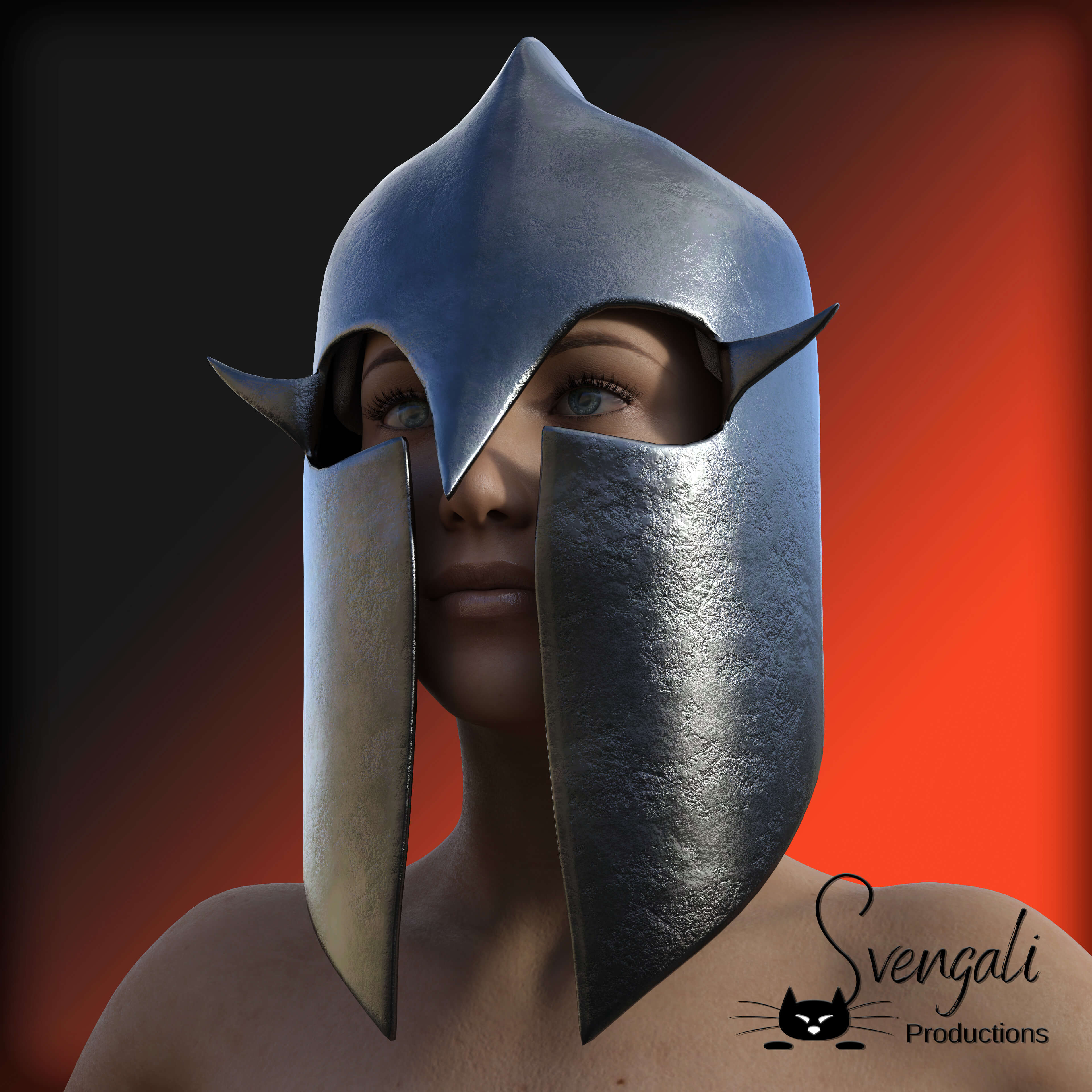 Darkwolf Helm - Daz Content by TheDevian