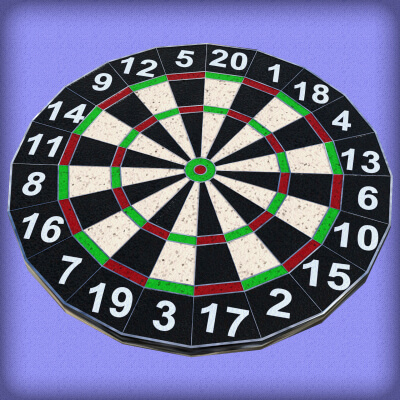 Dartboard With Picture - Daz Content by TheDevian
