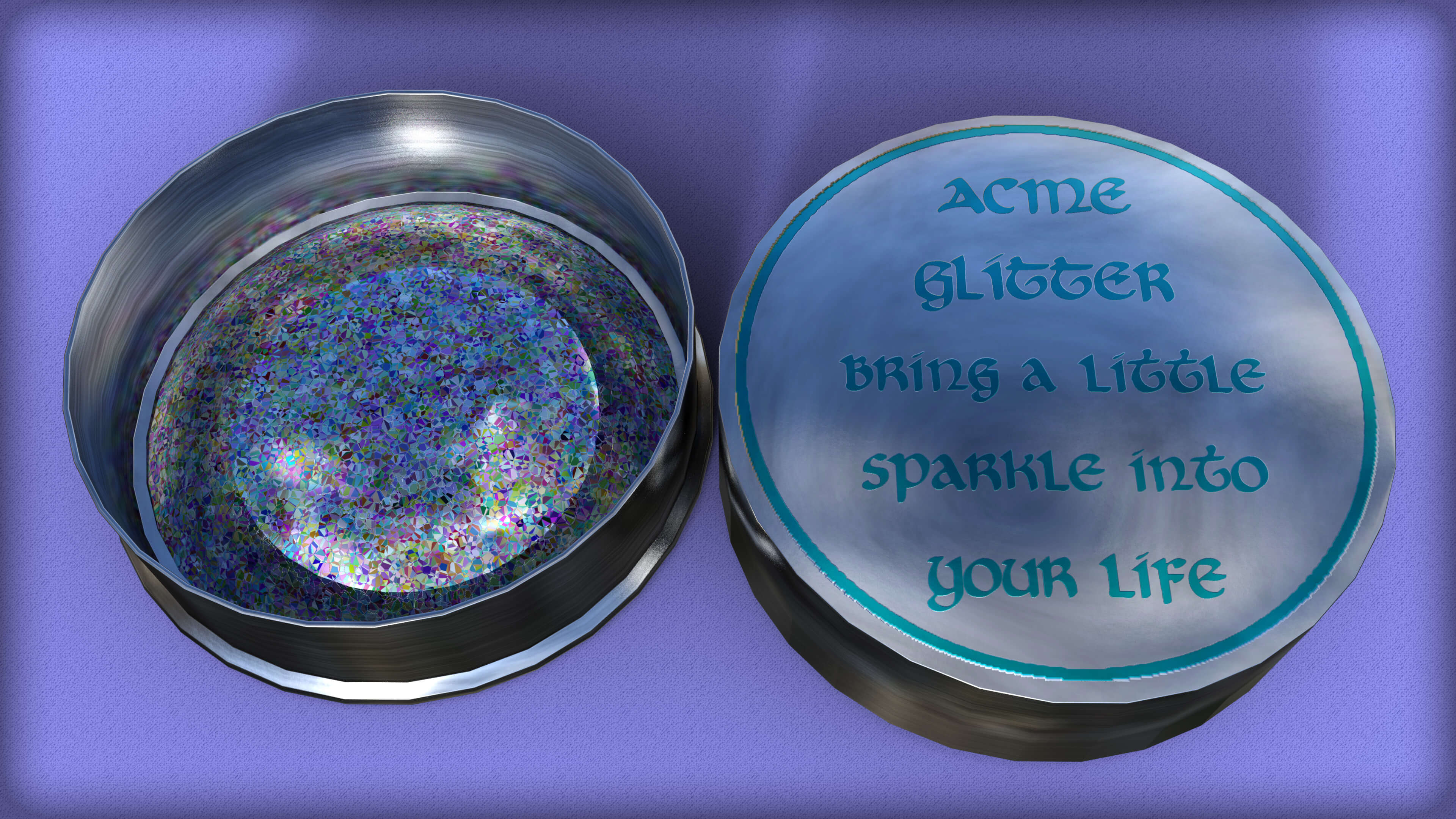 Itching Powder-Glitter Tin Daz Content by TheDevian